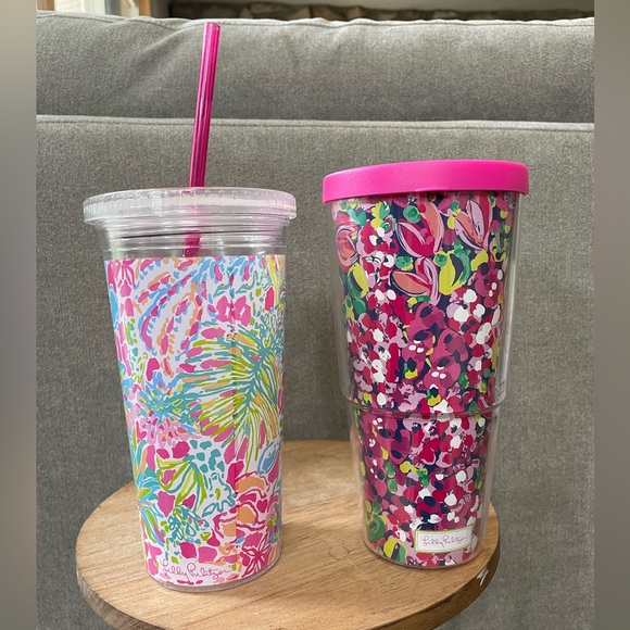Lilly Pulitzer | Dining | Lilly Pulitzer Bundle Of Two Tumblers | Poshmark